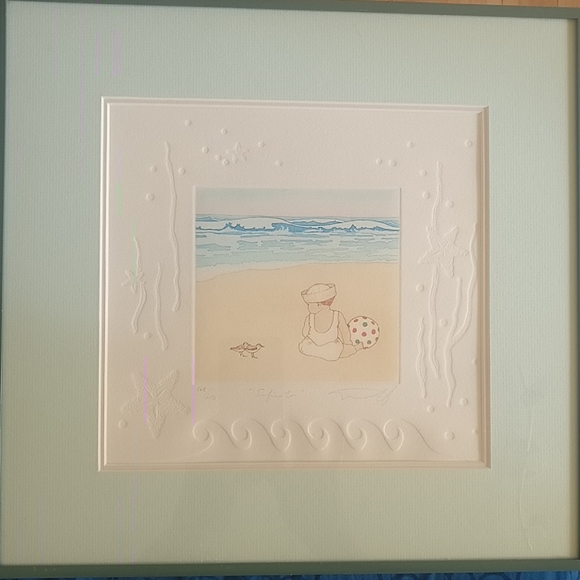 hand signed and numbered vintage lithograph | Accents | Vintage Hand ...